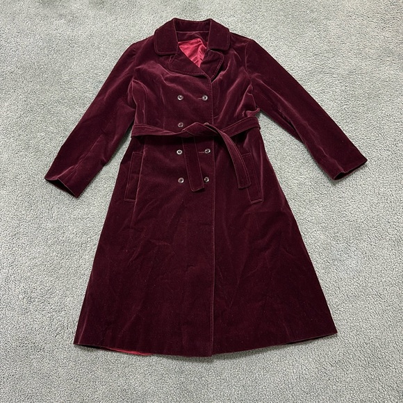 Drizzle | Jackets & Coats | Drizzle Vintage Union Made Burgundy Long ...